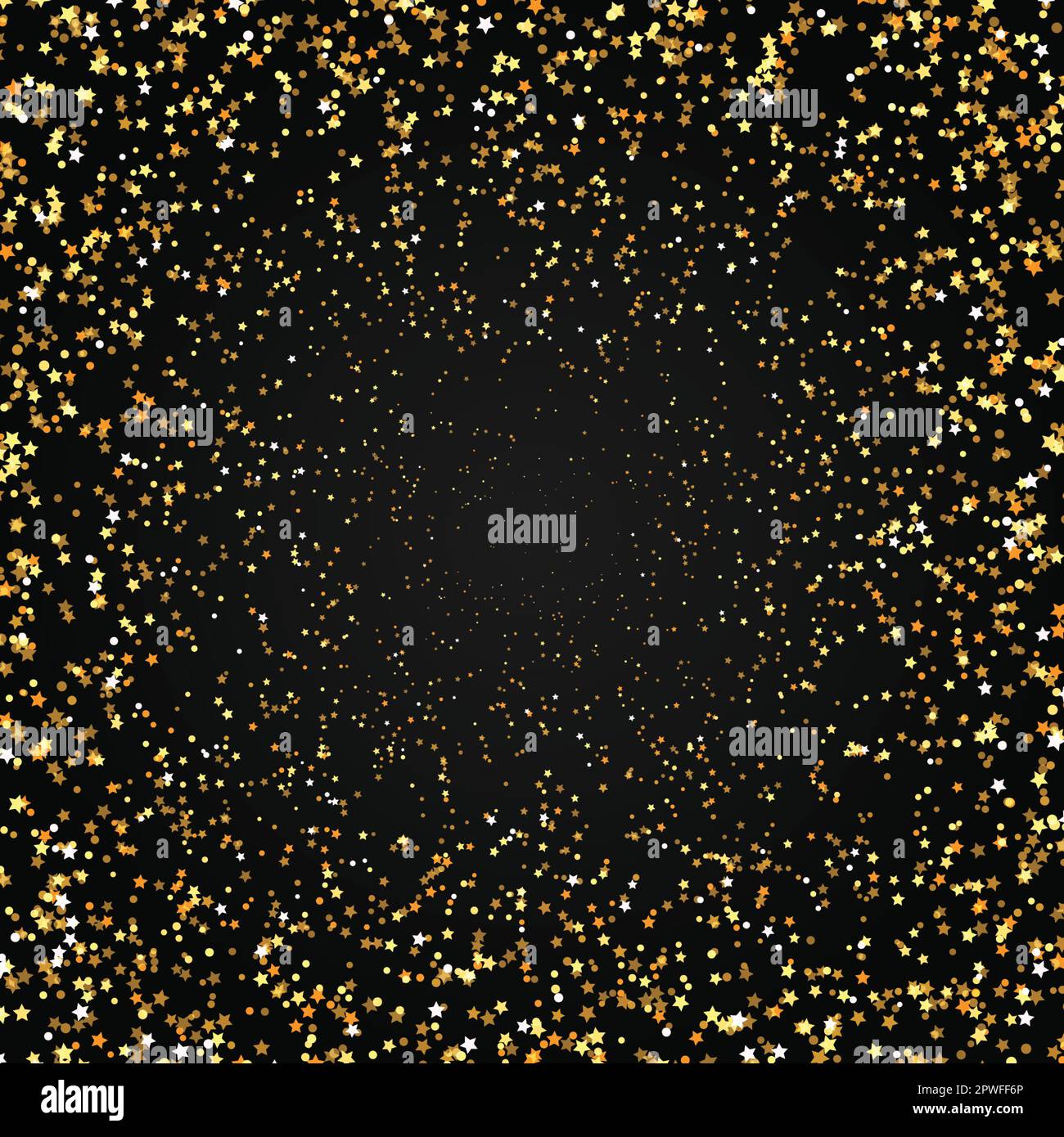 Celebration background with gold stars design Stock Vector Image & Art ...