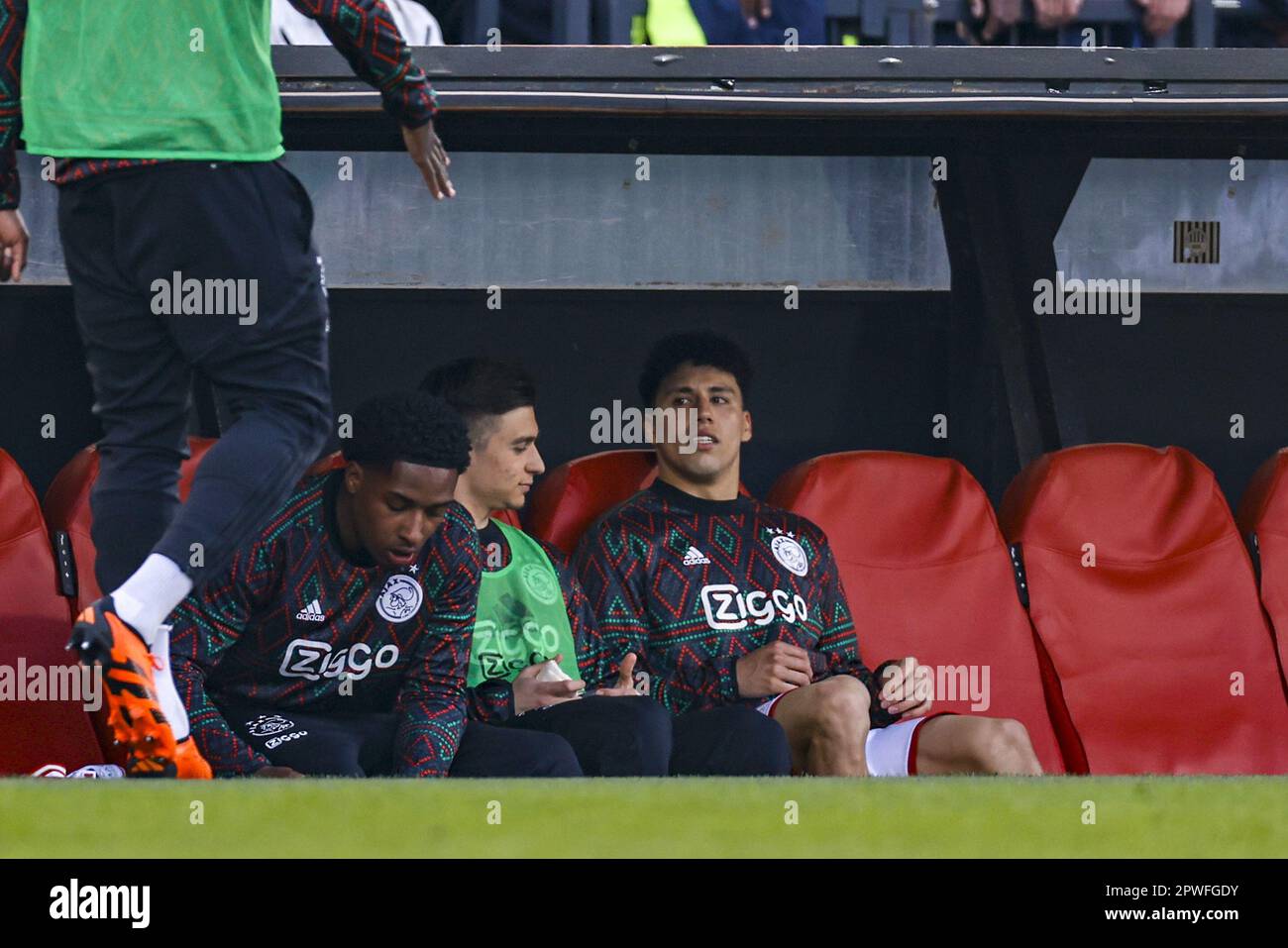 ROTTERDAM - (lr) Silvano Vos of Ajax, Francisco Conceicao of Ajax ...