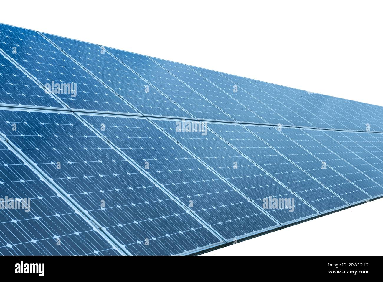 Solar panel on a white background. Ecology. Eco-friendly solar energy ...