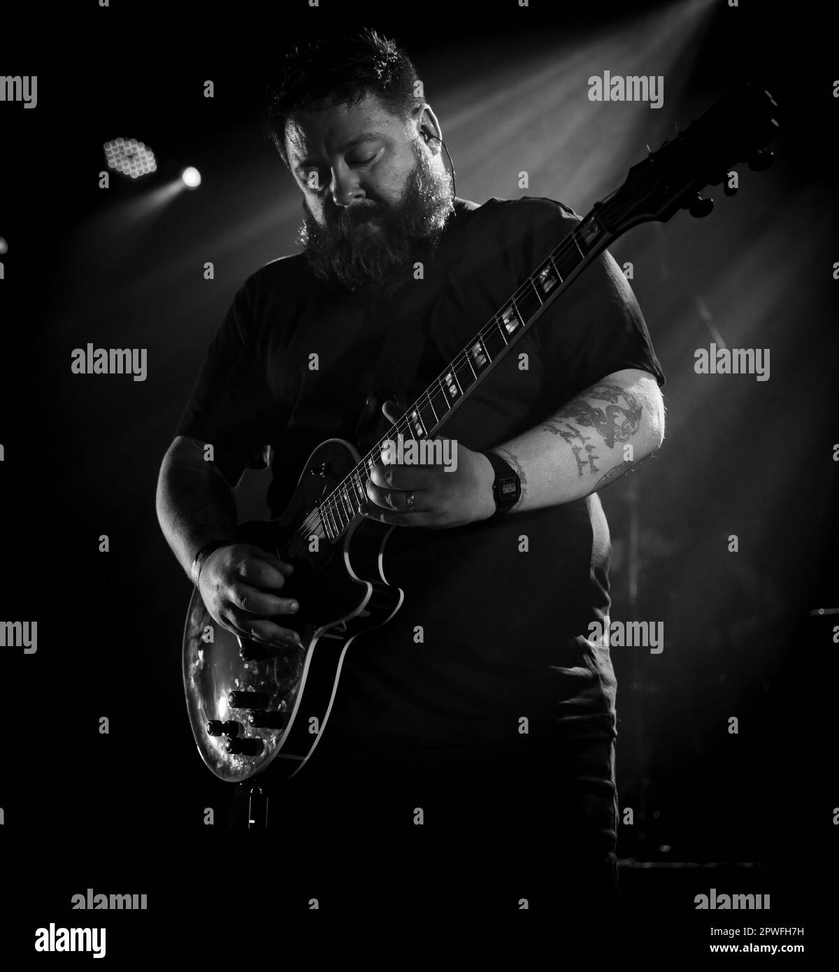 SAOR, performing at the O2 Academy, Leicester, UK as part of the ...