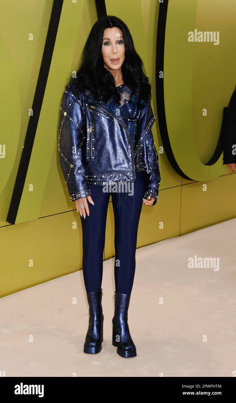 WEST HOLLYWOOD, CALIFORNIA, 3/9/23 Cher attends the Versace Fall 2023 ...