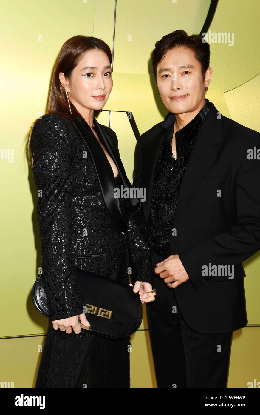 WEST HOLLYWOOD, CALIFORNIA, 3/9/23 Lee Min-jung, Lee Byung-hun attends ...
