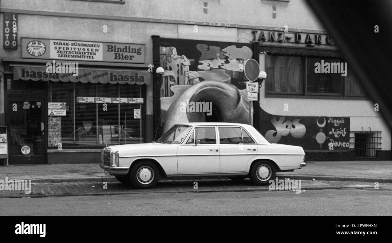 Street scene. Frankfurt, Germany, Europe, September 1976 Stock Photo ...