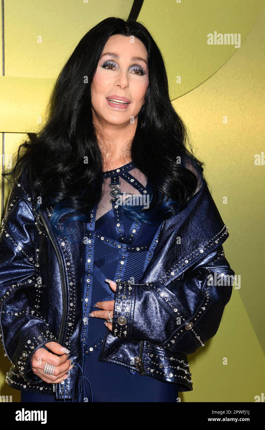 WEST HOLLYWOOD, CALIFORNIA, 3/9/23 Cher attends the Versace Fall 2023 ...