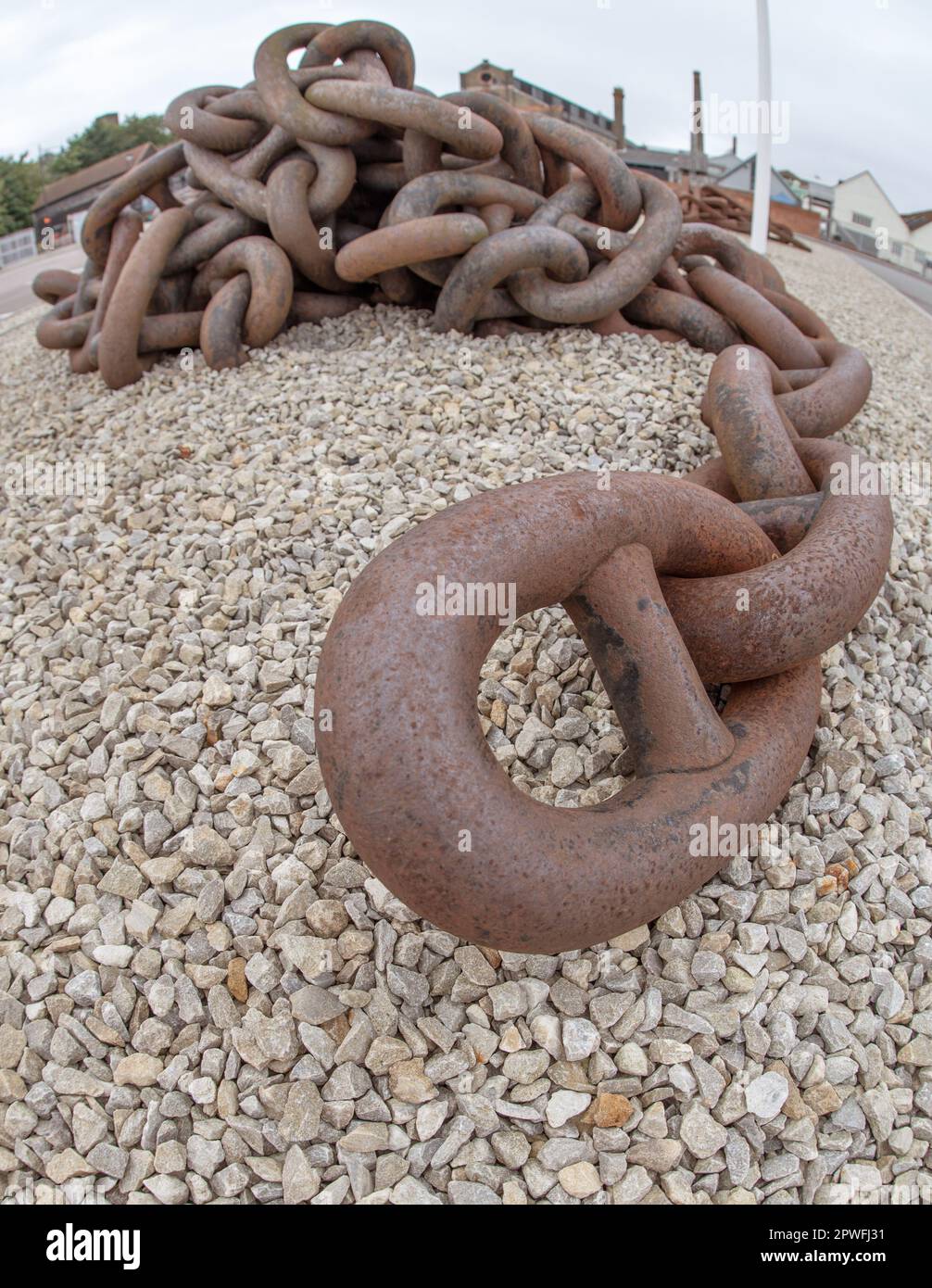 Weathered chain hi-res stock photography and images - Alamy