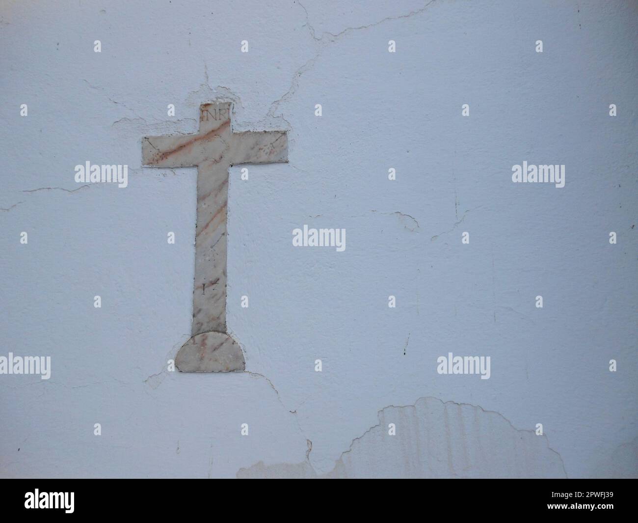Christian cross marble stone hi-res stock photography and images - Alamy