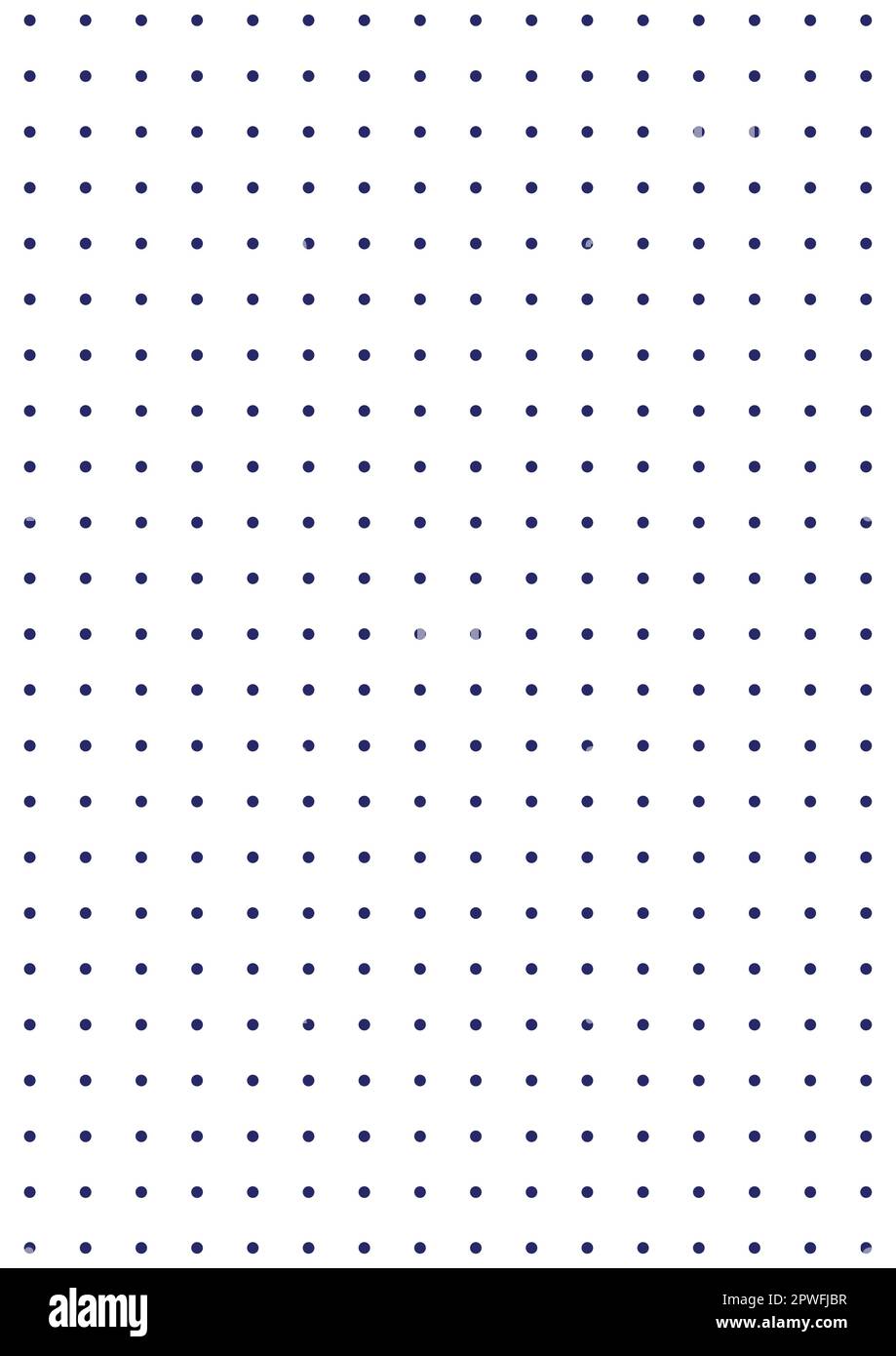 Graph paper. Printable dotted grid paper on white background. Geometric abstract dotted ...