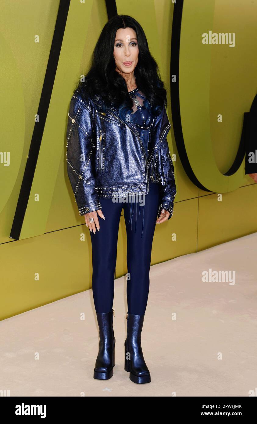WEST HOLLYWOOD, CALIFORNIA, 3/9/23 Cher attends the Versace Fall 2023 ...