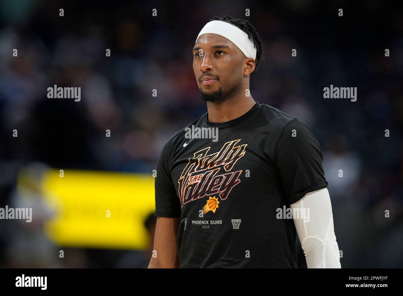 Phoenix Suns forward Josh Okogie (2) in the second half of Game 1 of an ...