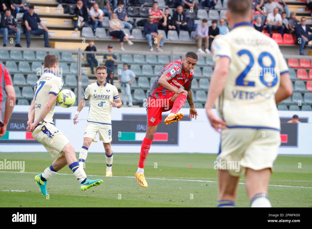David okereke of cremonese scoring chance hi-res stock photography and ...