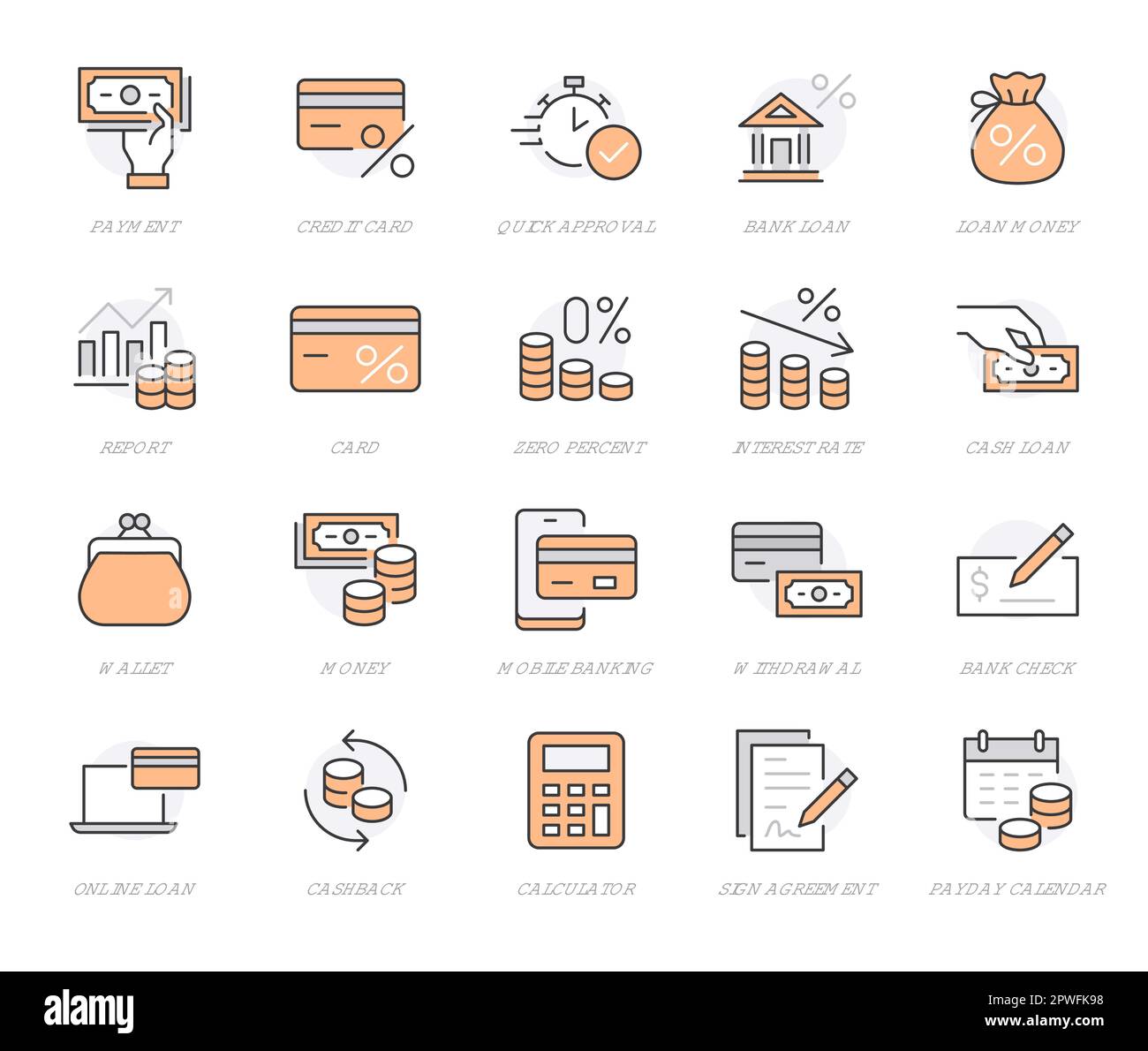Mortgage loan income tax credit card Stock Vector Images - Alamy