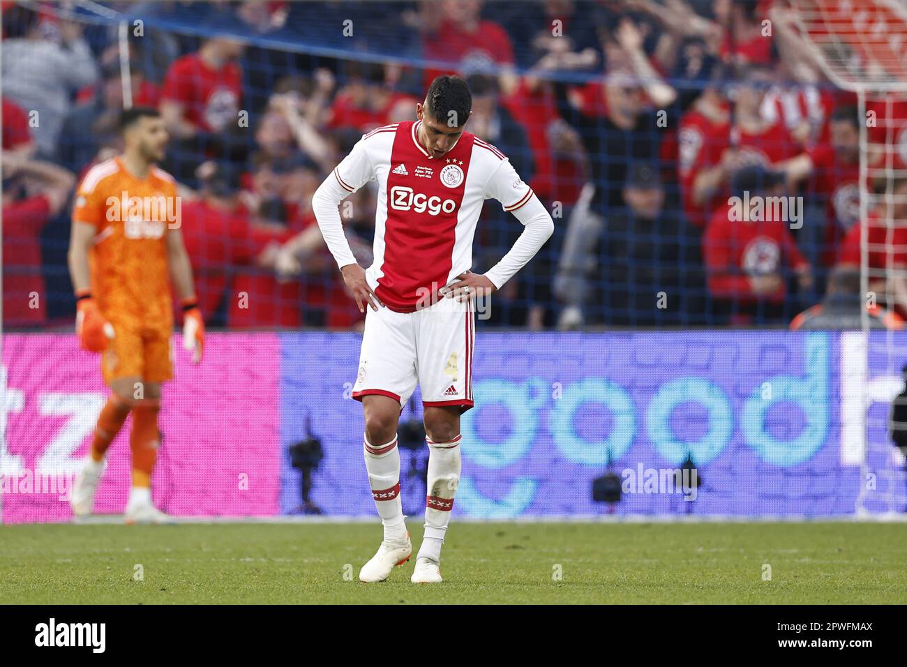 ROTTERDAM - Edson Alvarez of Ajax during the TOTO KNVB Cup final ...