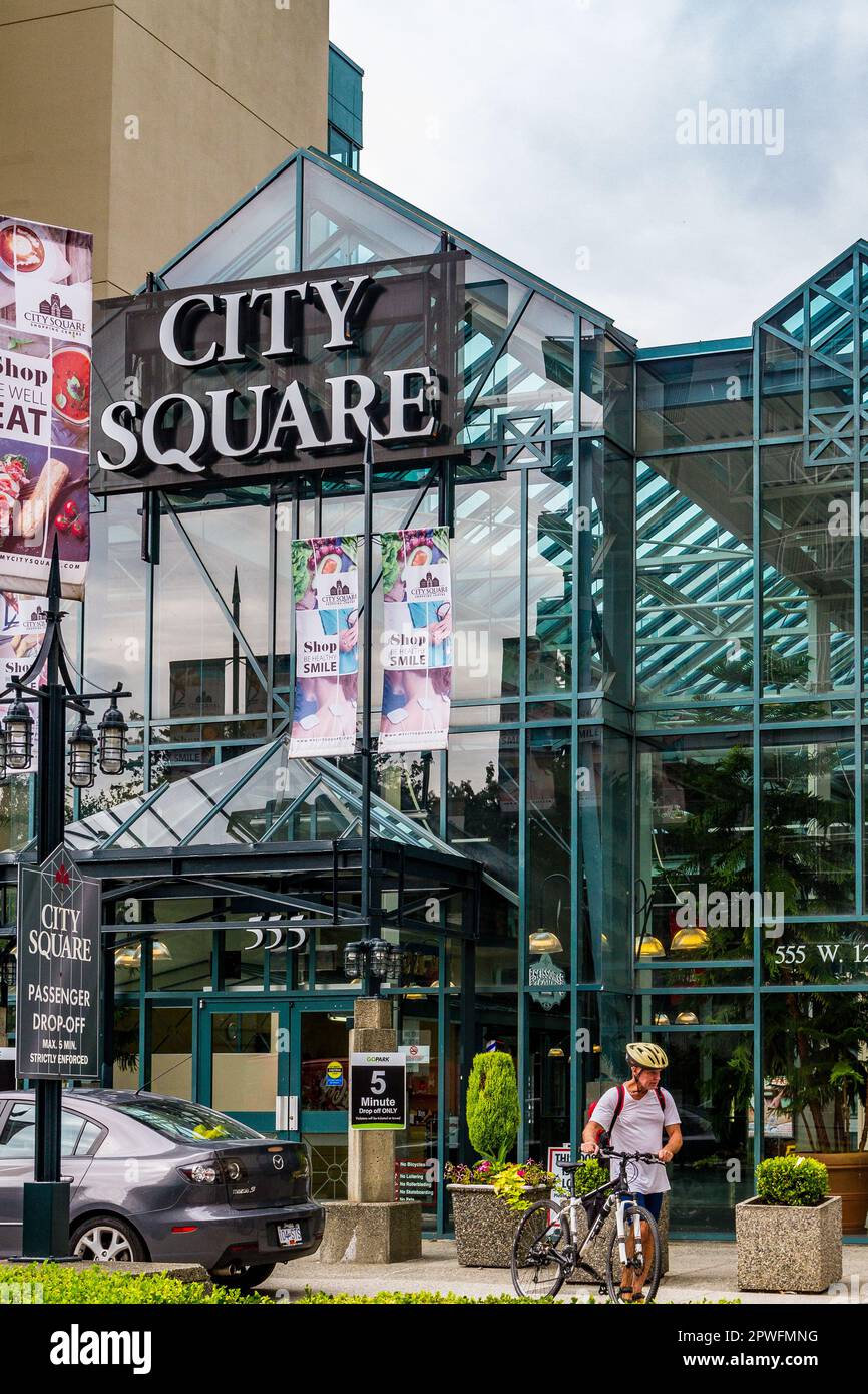 City Square Shopping Centre in Vancouver British Columbia Canada Stock ...