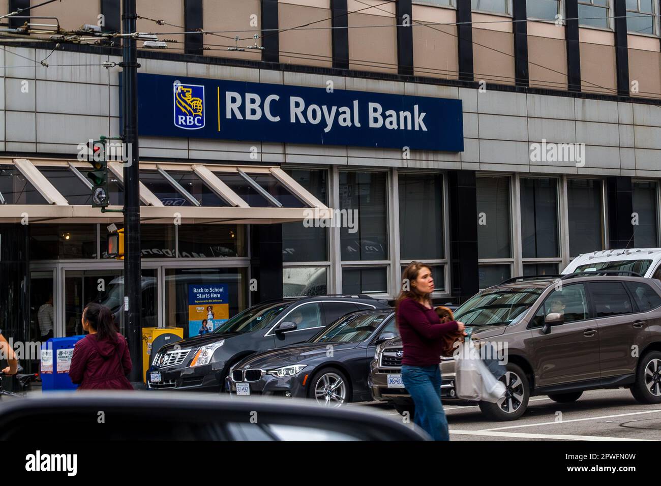 RBC Royal Bank in Vancouver British Columbia Canada Stock Photo - Alamy
