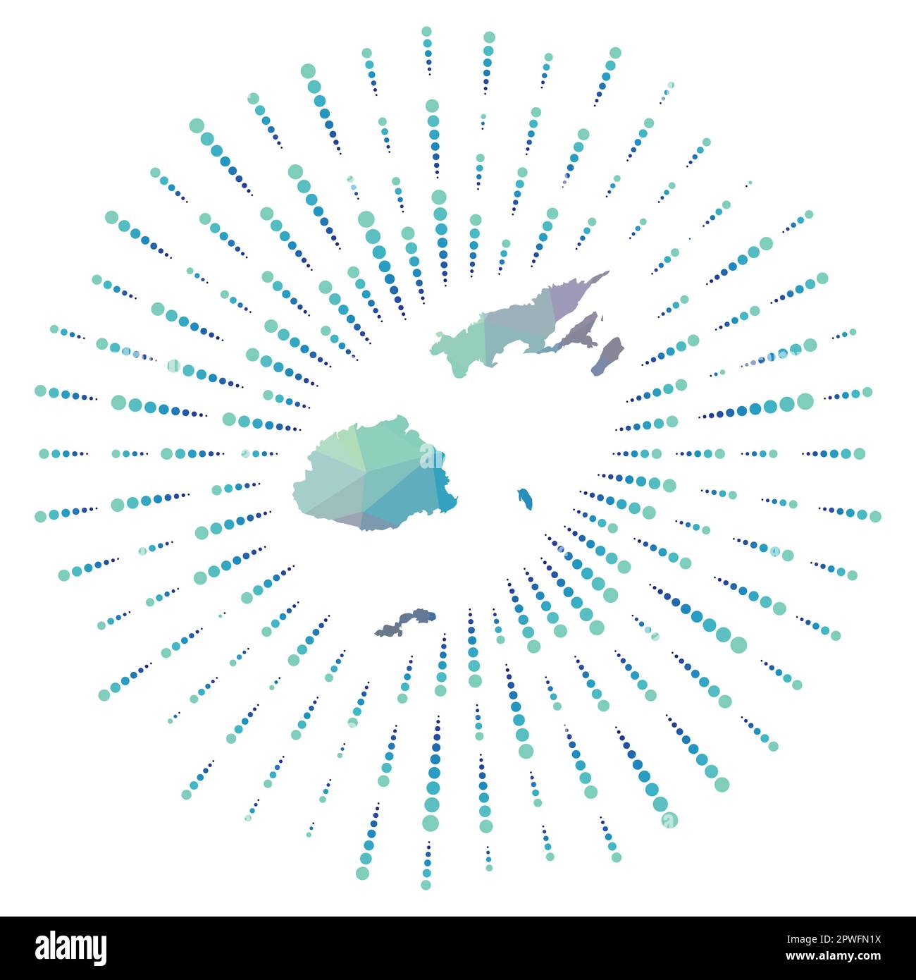 Fiji digital map hi-res stock photography and images - Alamy