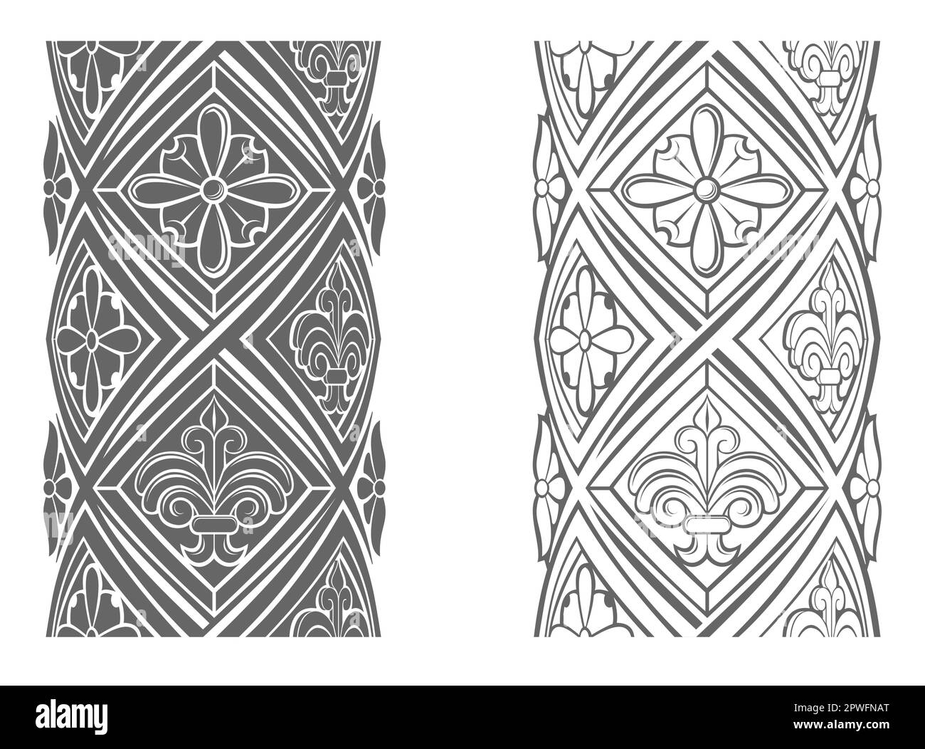 Medieval column capital Stock Vector Images - Alamy