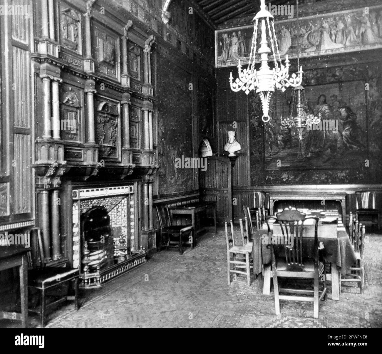 Jerusalem Chamber, Westminster Abbey, London, Victorian period Stock ...