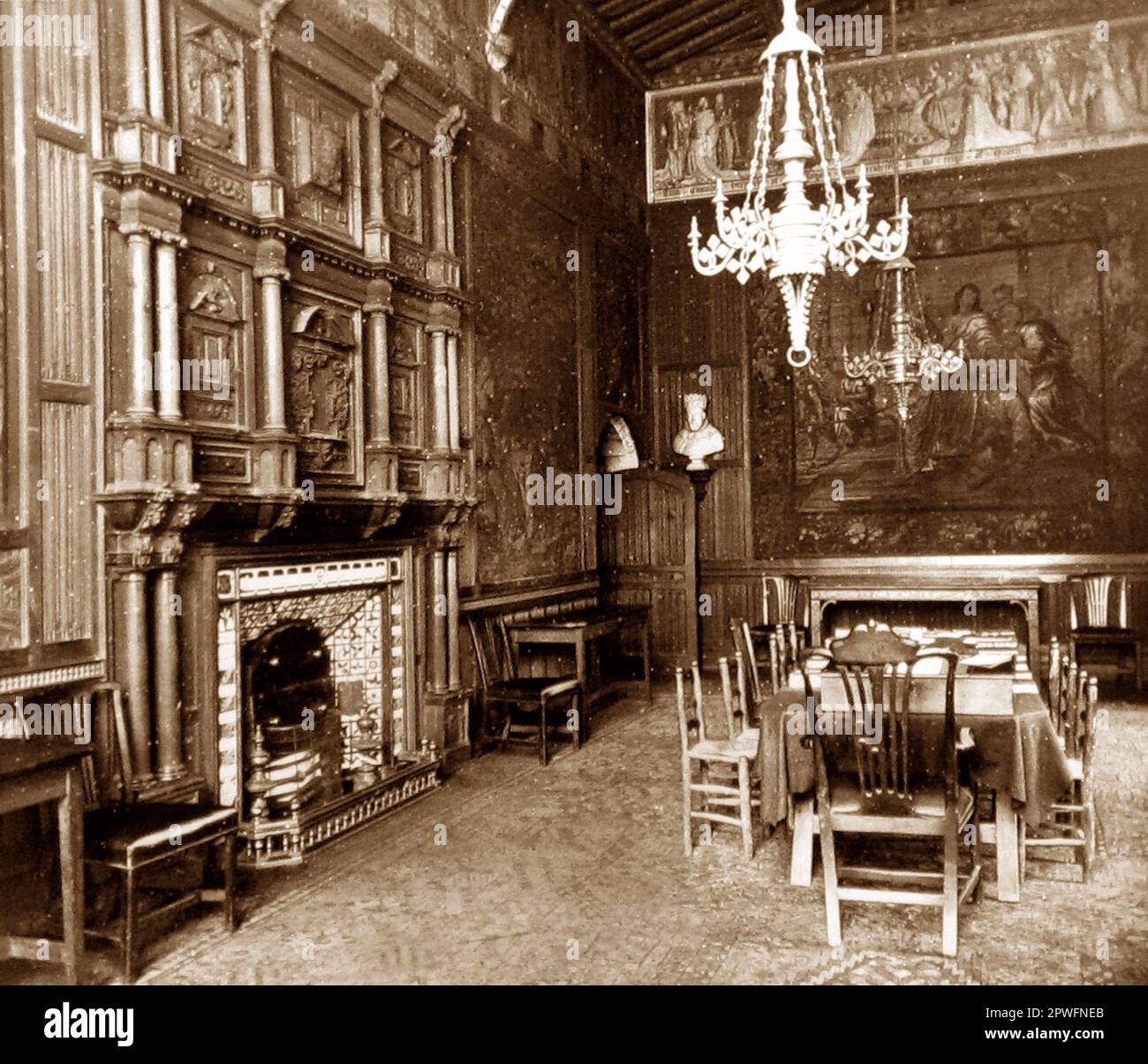 Jerusalem Chamber, Westminster Abbey, London, Victorian period Stock ...