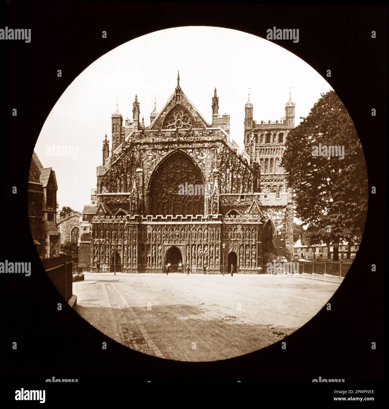 Exeter Cathedral, Victorian period Stock Photo - Alamy Exeter Cathedral, Victorian period Stock Photo - Alamy