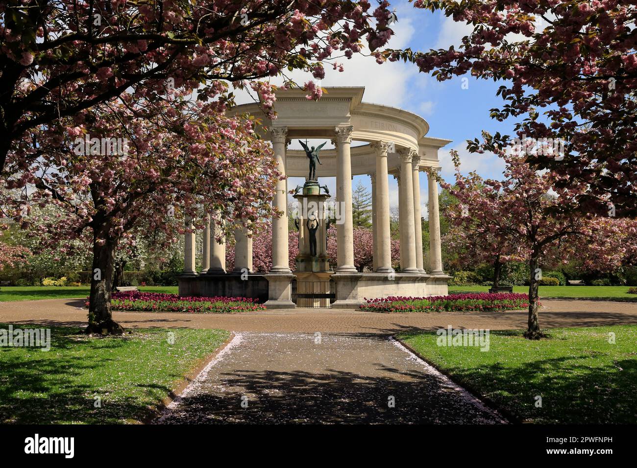 National War Memorial of Wales, Alexandra Gardens, Cathays Park Cardiff ...