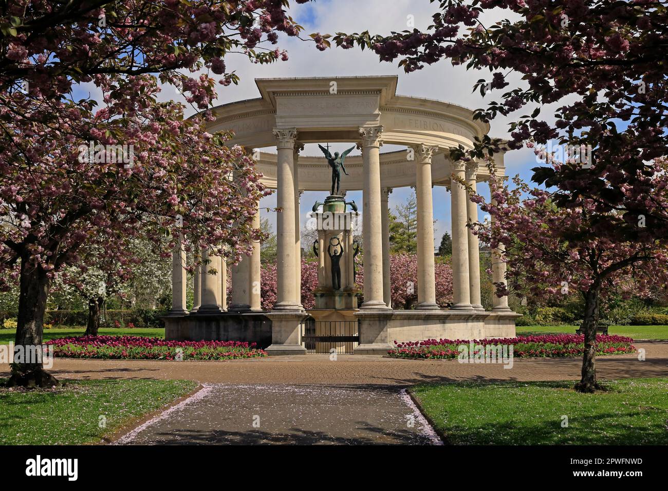 National War Memorial of Wales, Alexandra Gardens, Cathays Park Cardiff ...