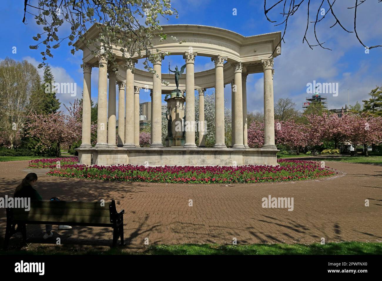 National War Memorial of Wales, Alexandra Gardens, Cathays Park Cardiff ...