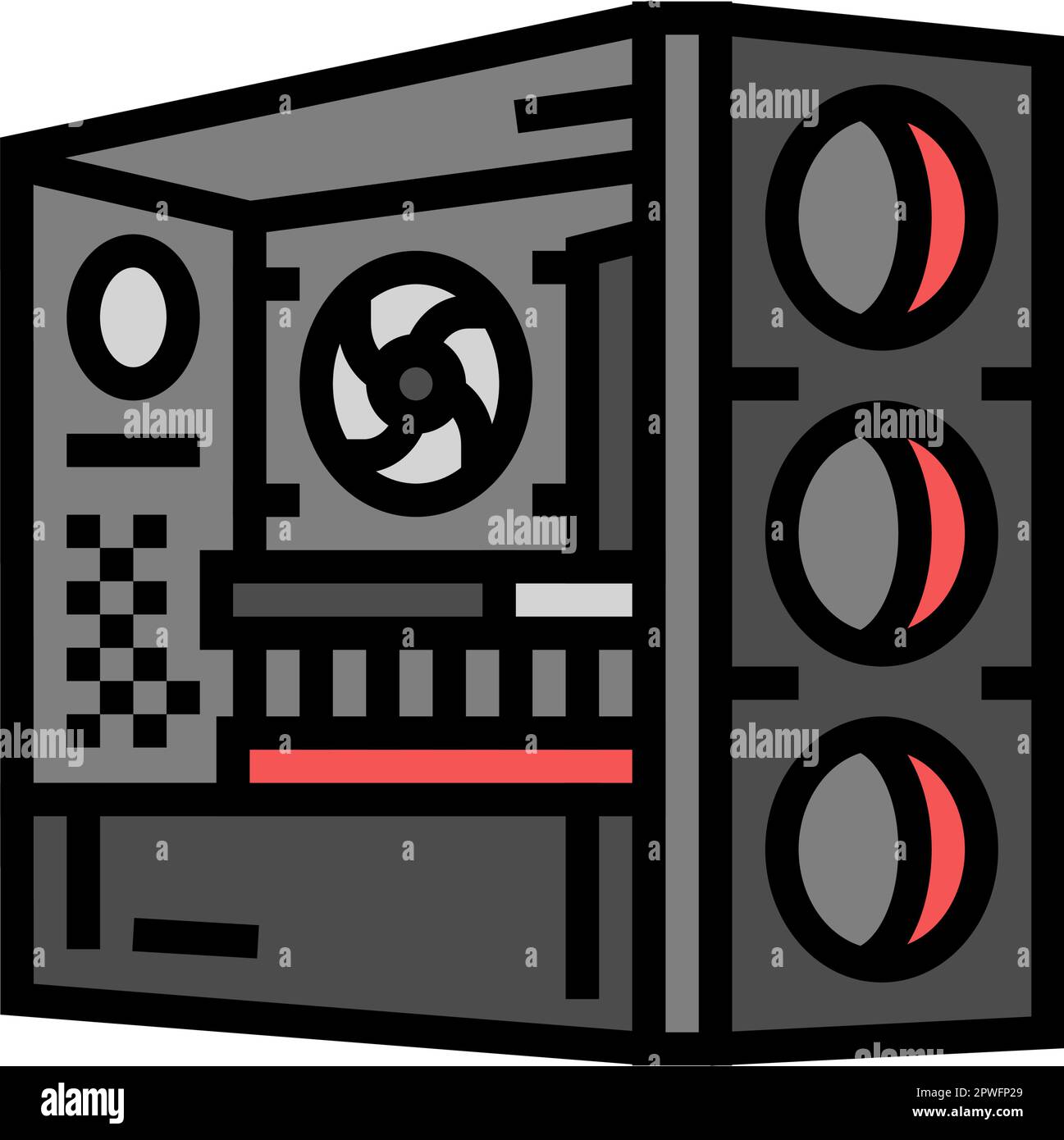 Stream desktop pc icon hi-res stock photography and images - Alamy