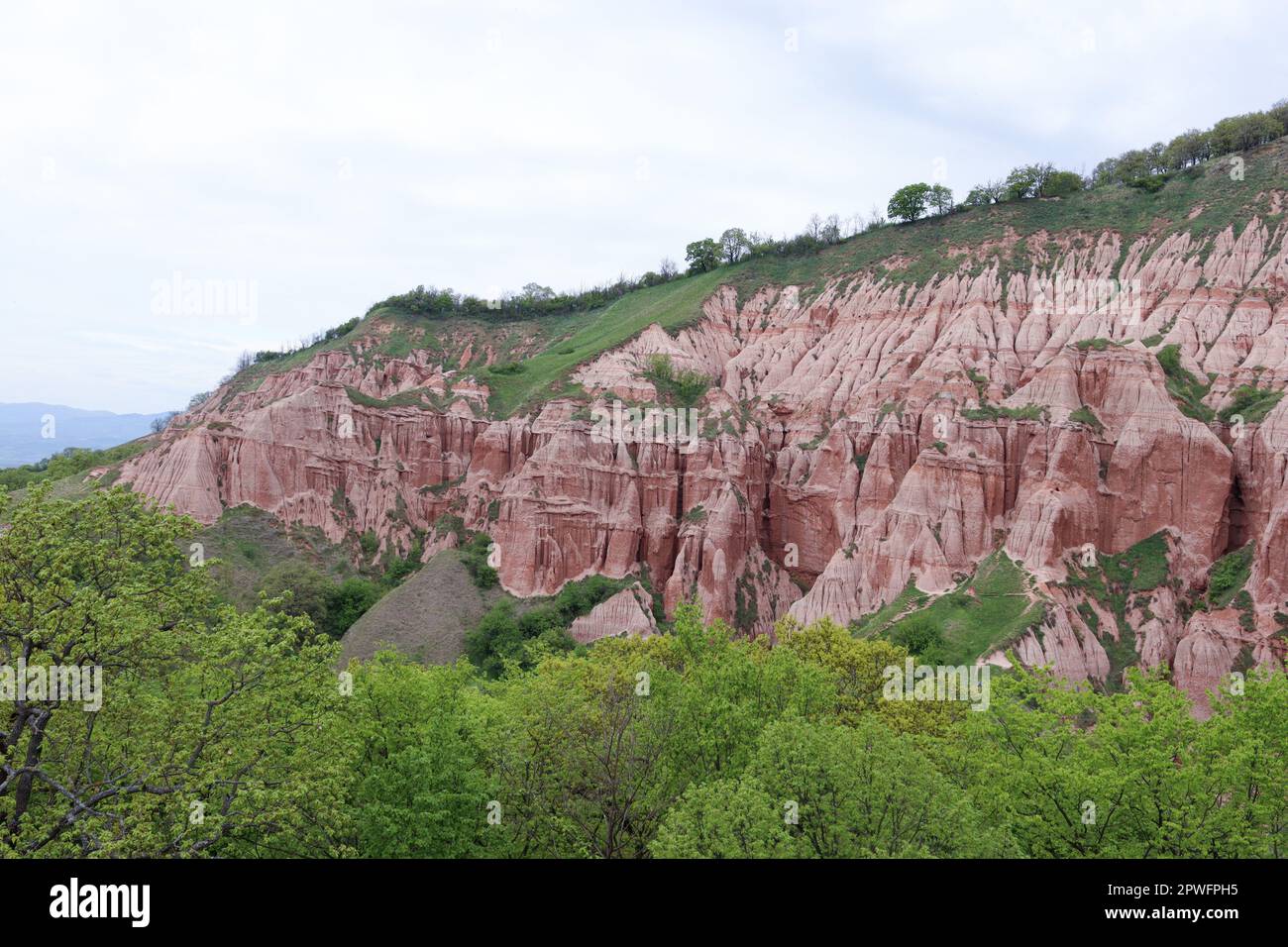Red Ravine in Sebes Alba caught from different angles during a rainy ...