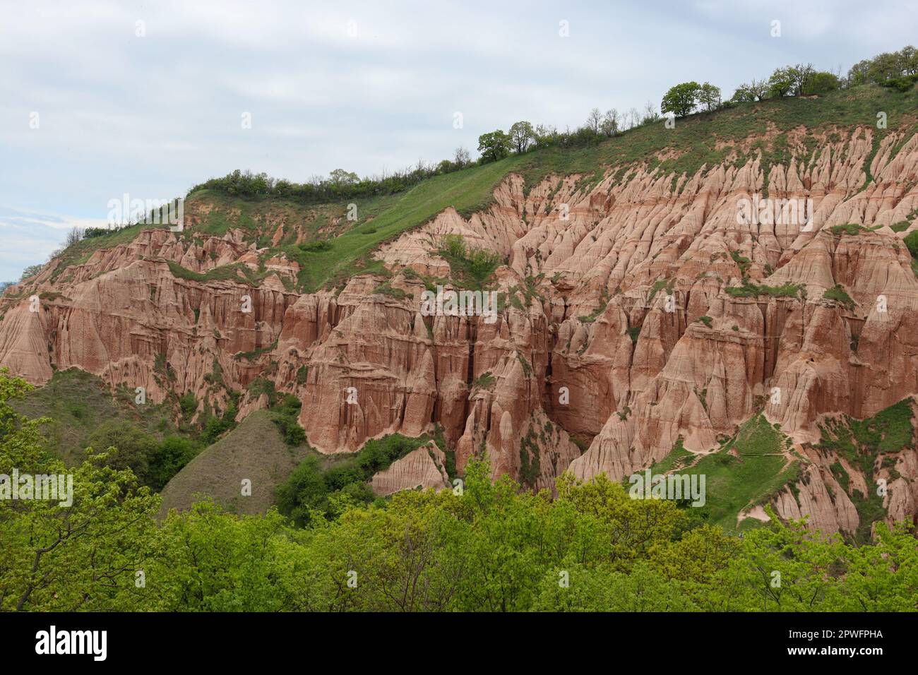Red Ravine in Sebes Alba caught from different angles during a rainy ...