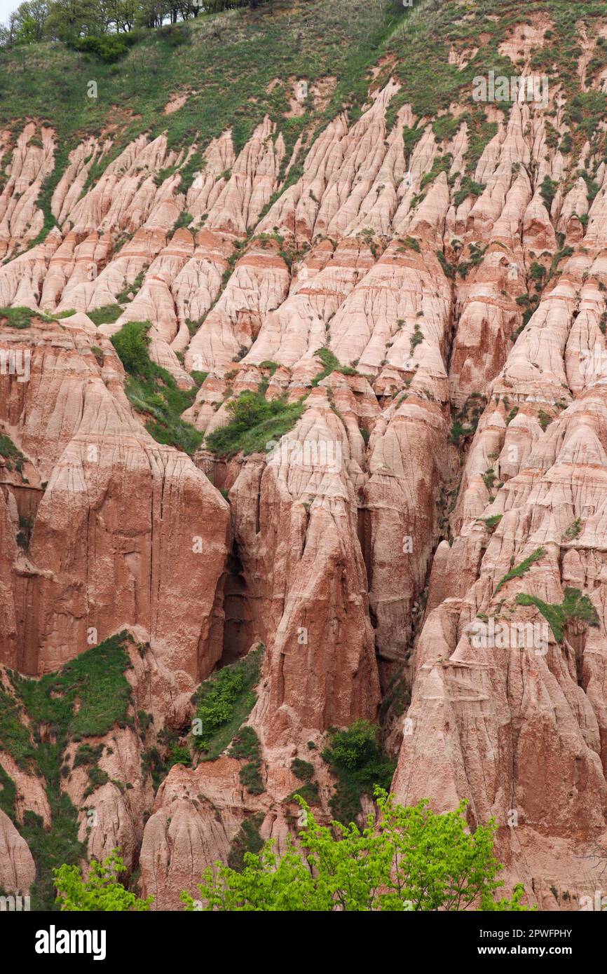 Red Ravine in Sebes Alba caught from different angles during a rainy ...