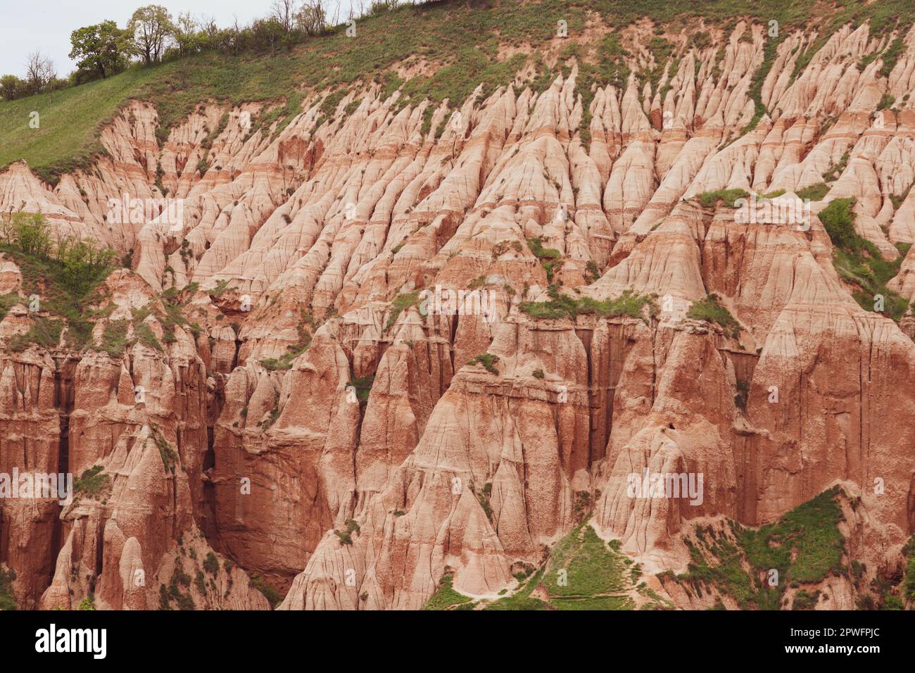 Red Ravine in Sebes Alba caught from different angles during a rainy ...