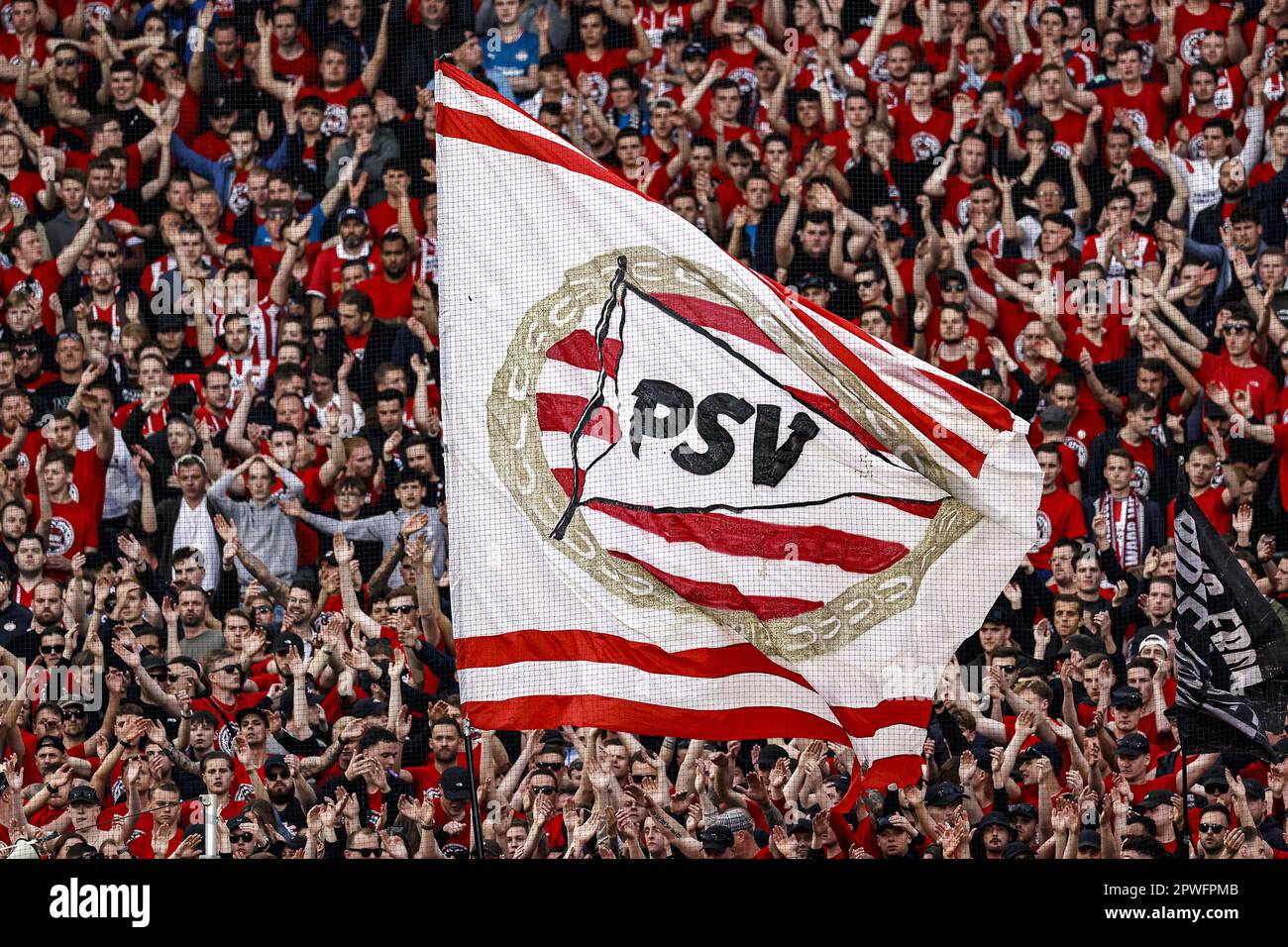 ROTTERDAM - PSV fans during the TOTO KNVB Cup final between PSV and ...