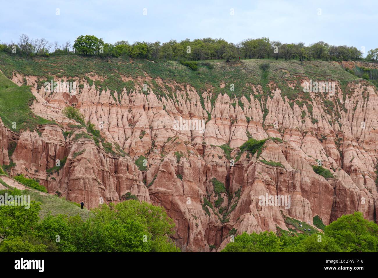 Red Ravine in Sebes Alba caught from different angles during a rainy ...