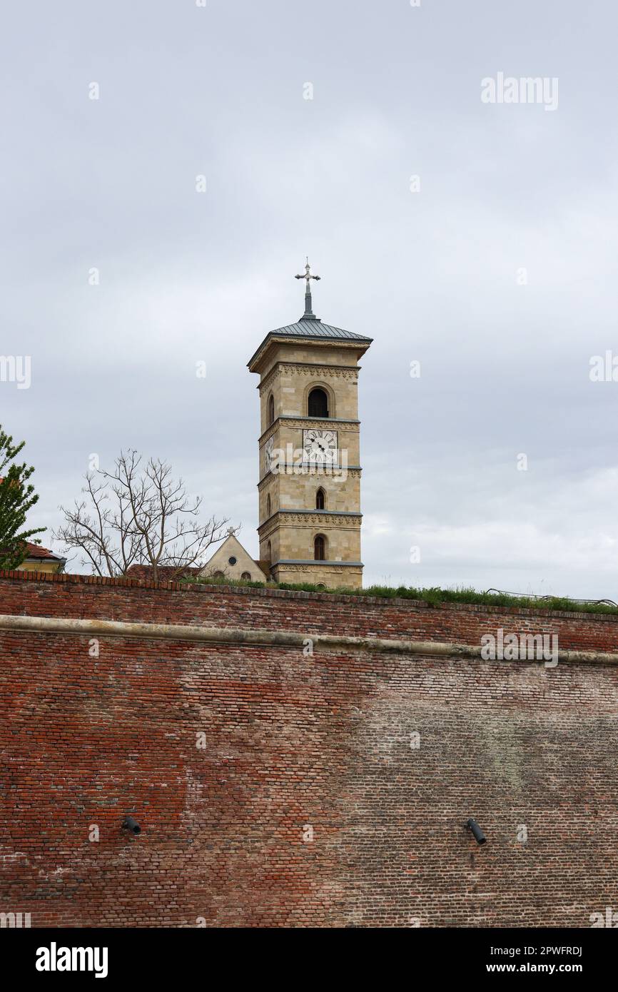 Saint Michael's Roman Catholic Cathedral in Alba Iulia immortalized ...