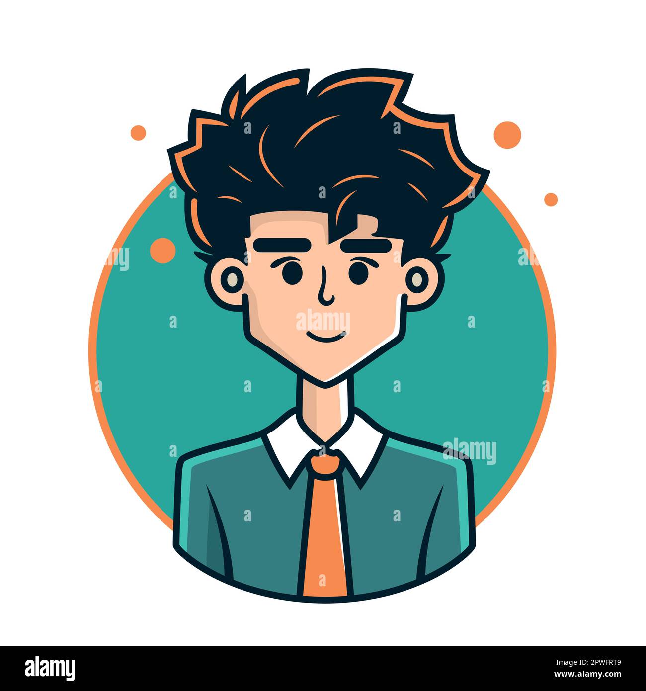 Student avatar illustration. Simple cartoon user portrait. User profile ... Student avatar illustration. Simple cartoon user portrait. User profile ...