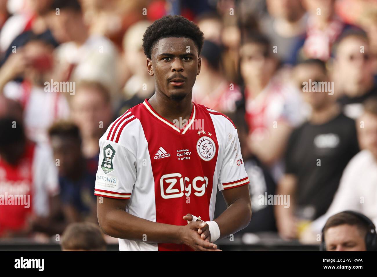 ROTTERDAM - Jorrel Hato of Ajax during the TOTO KNVB Cup final between ...
