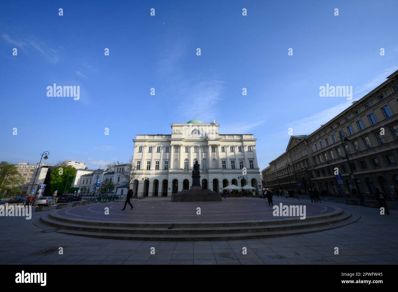 The Staszic Palace which houses the Polish Academy of Sciences (Polska ...