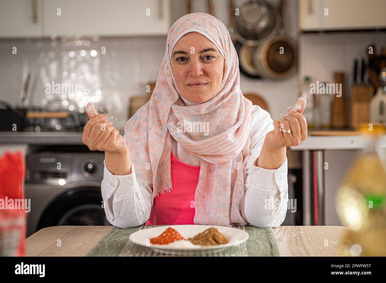 Cook Nesrin Ayad, who moved to Bristol from Egypt with her family, in ...