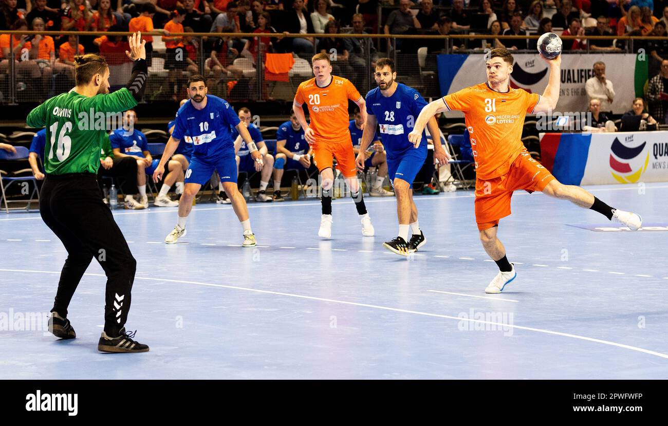 ALMERE - Kay Smits during the European Championship qualifying match ...