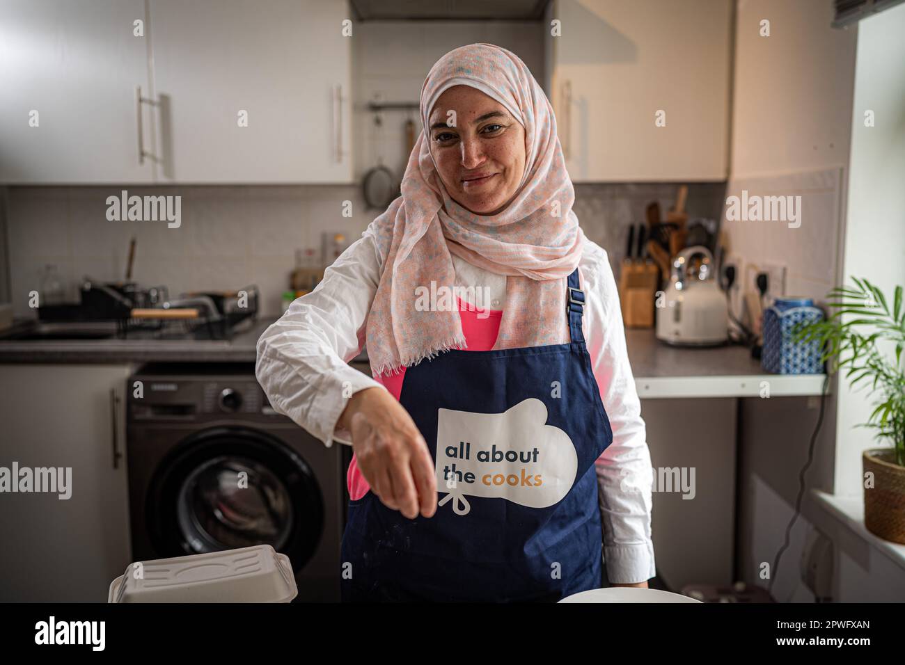Cook Nesrin Ayad, who moved to Bristol from Egypt with her family, in ...