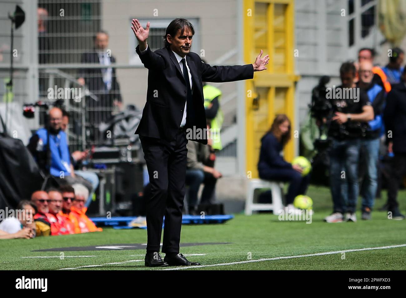 Simone Inzaghi, Inter coach Stock Photo - Alamy