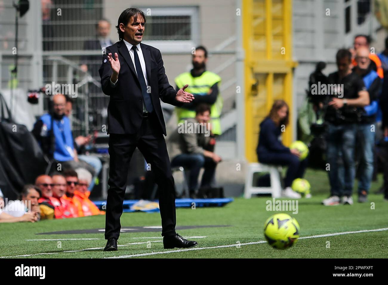 Simone Inzaghi, Inter coach Stock Photo - Alamy