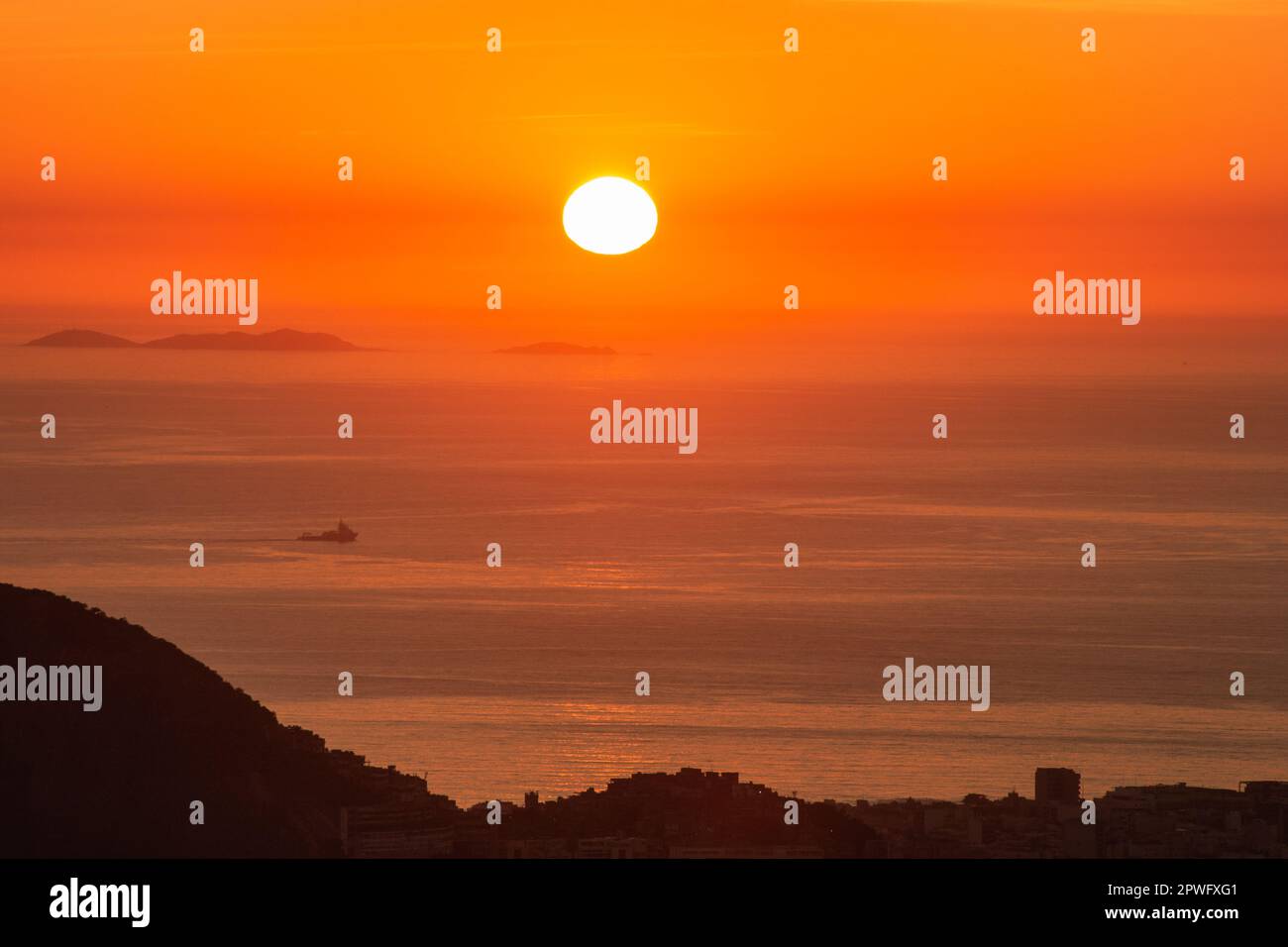 dawn in chinese view in Rio de Janeiro, Brazil Stock Photo - Alamy
