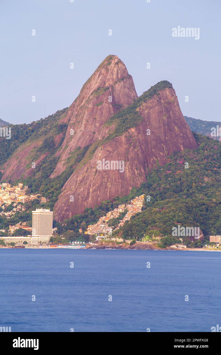 two brother hill in Rio de Janeiro, Brazil Stock Photo - Alamy