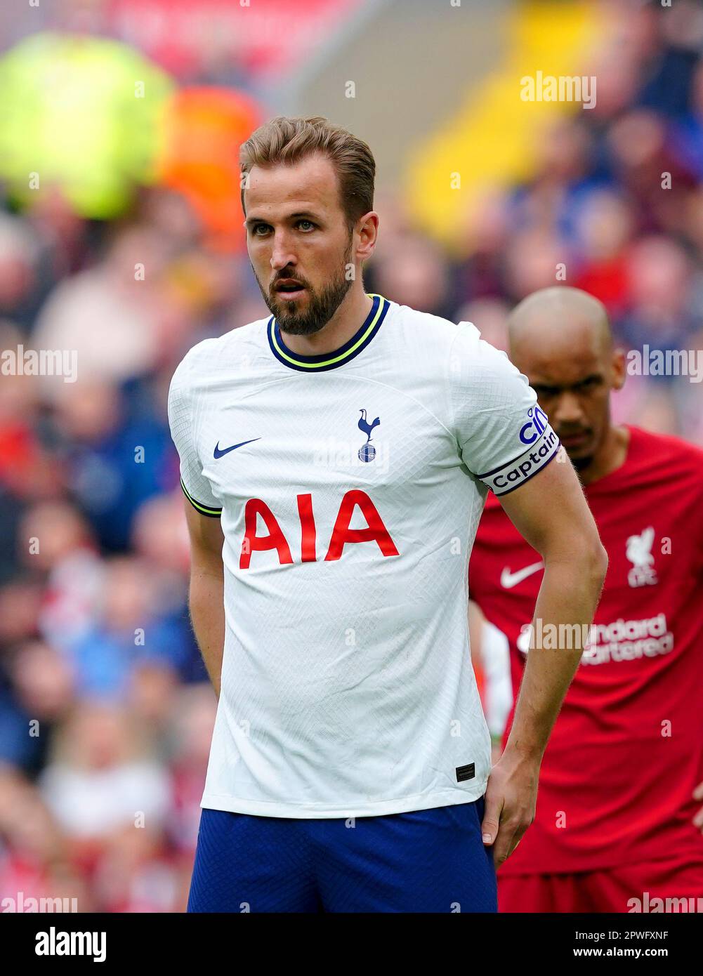 Tottenham Hotspur's Harry Kane during the Premier League match at ...