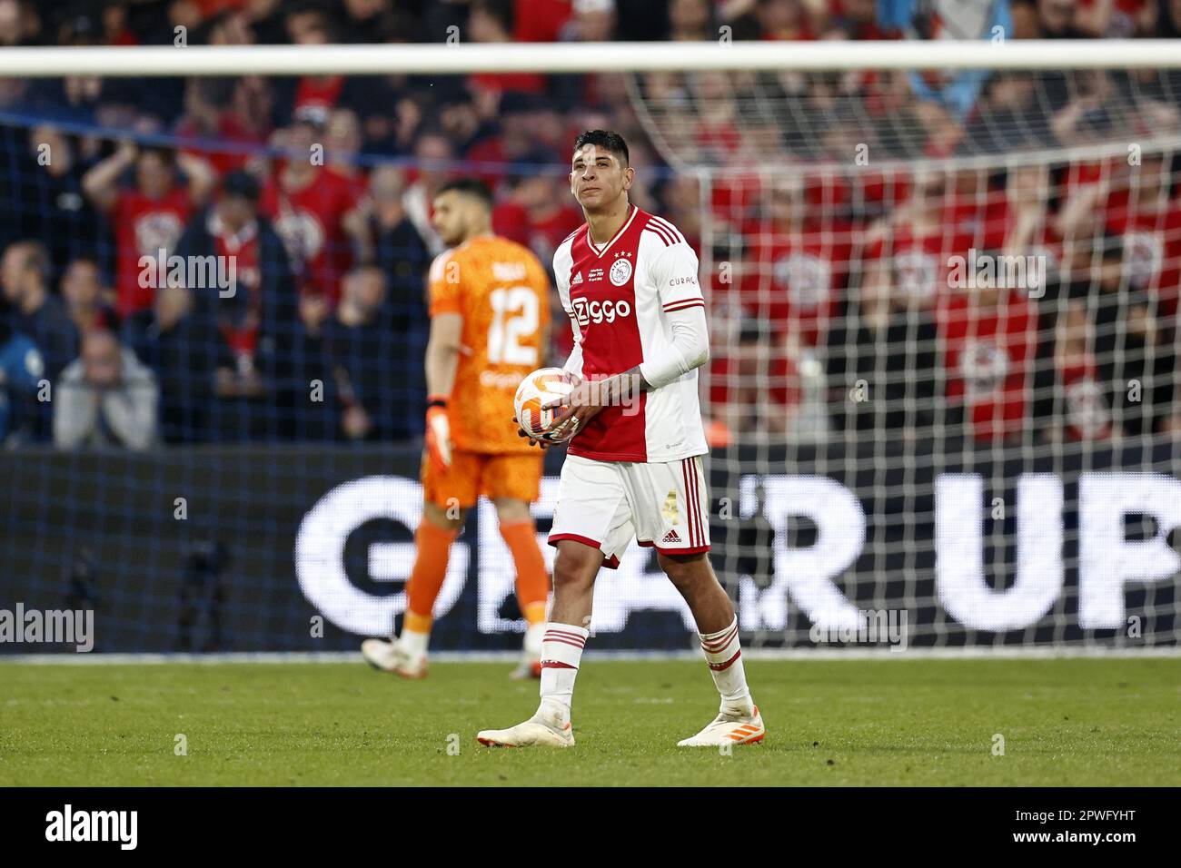 ROTTERDAM - Edson Alvarez of Ajax during the TOTO KNVB Cup final ...