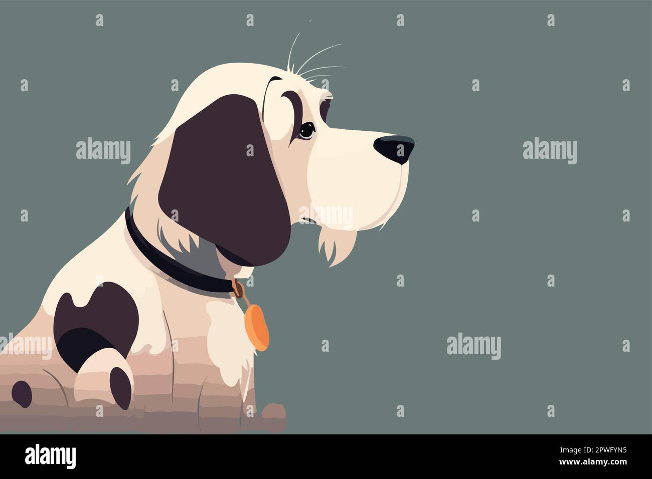 Animated drawing dog Stock Vector Images - Alamy