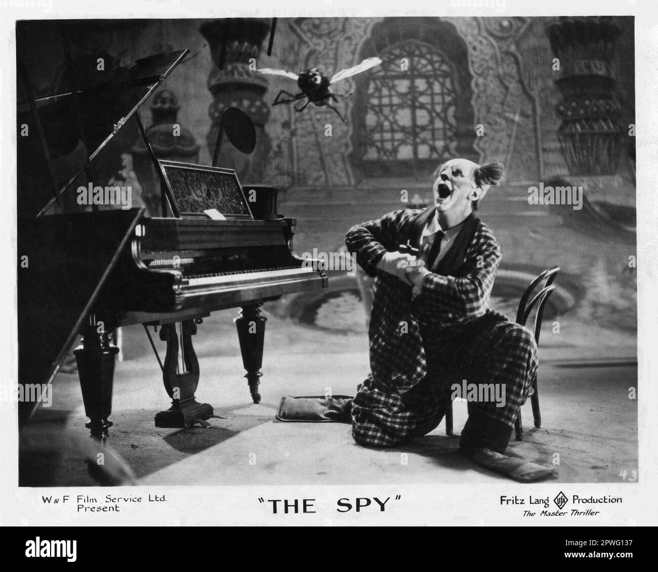 Rudolf Klein Rogge Willy Fritsch Gerda Maurus Scene SPIONE / THE SPY ...