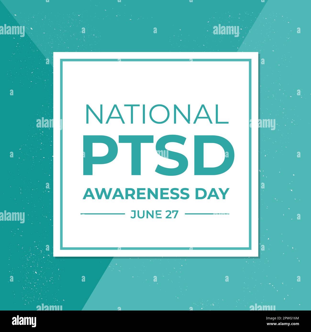 National PTSD Awareness Month banner. Post Traumatic Stress Disorder ...