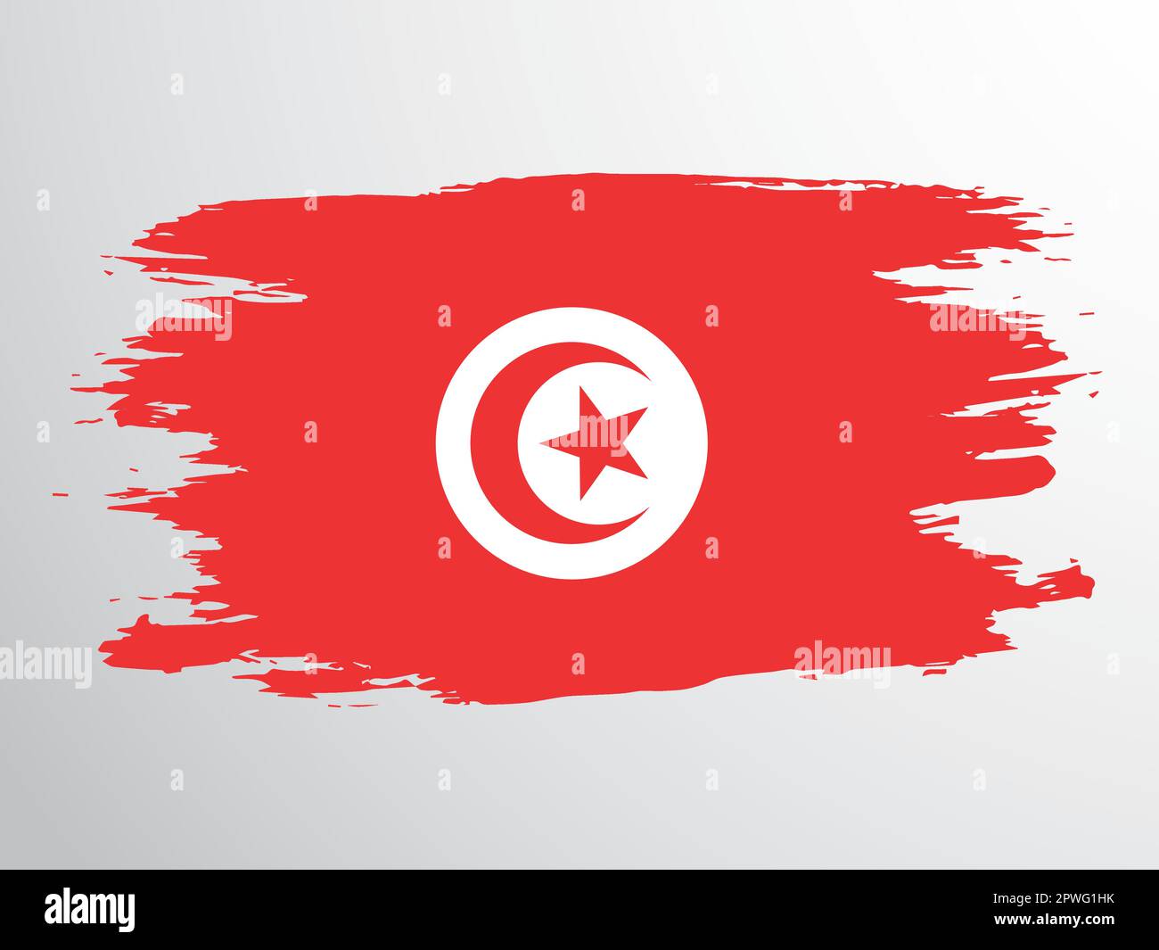 Tunisia brush stroke Stock Vector Images - Alamy